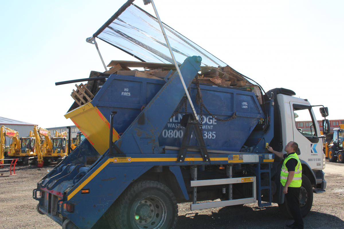Shur-Co Euro Cover tarpaulin system skip loader