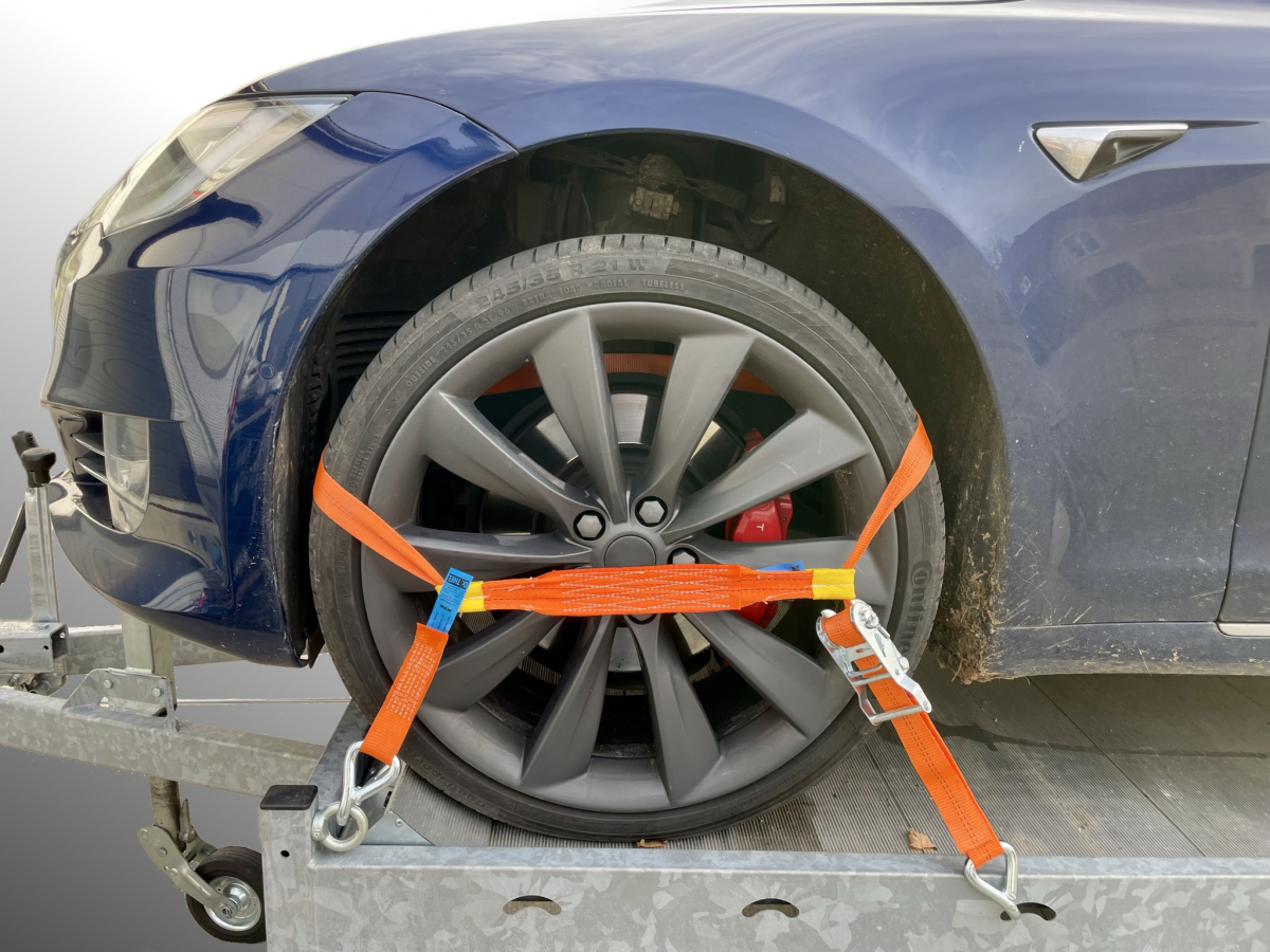 Lashing strap Ratchet cropped hook - Dr. THIEL GmbH