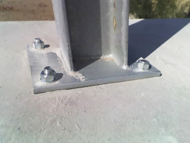 Staionary catch fence system reinforced