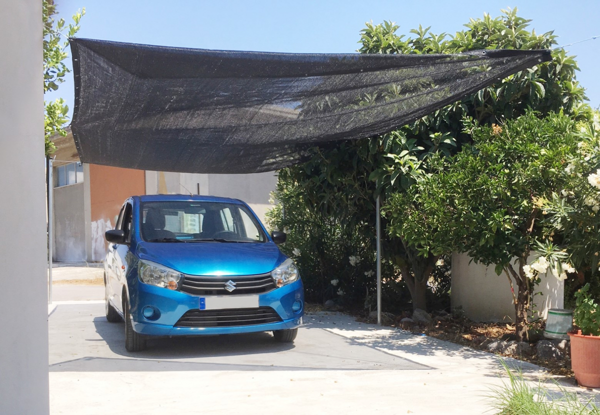 Universal fine-mesh net tarpaulin soft water-permeable 220 g/m² cover