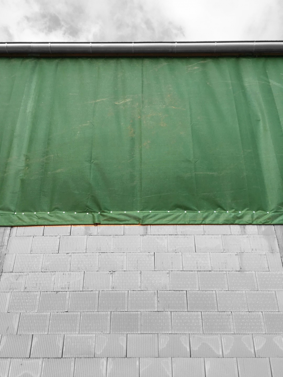 Sidewall carport pergola 260g /m² piping eyelets