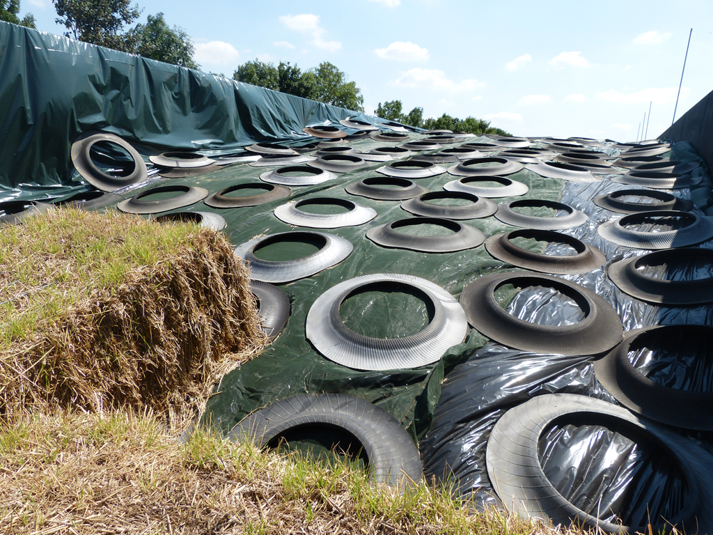 Silo mesh protection gauze cover net harvest 15x18m