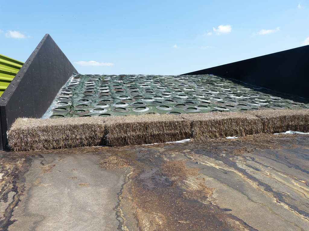 Silo mesh protection gauze cover net harvest 220g/m² 12x15m