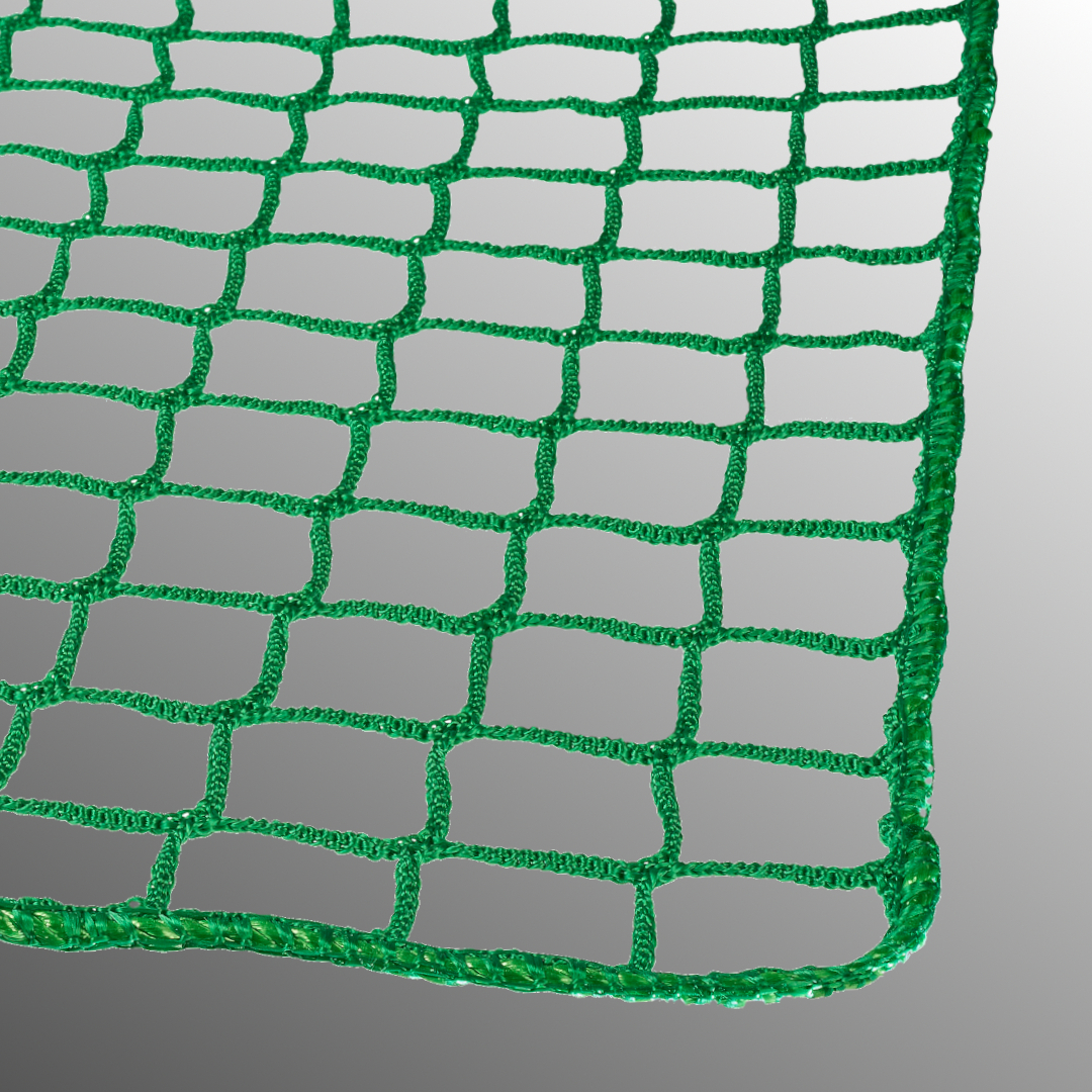 Universal synthetic fibre net PP knitted special size green